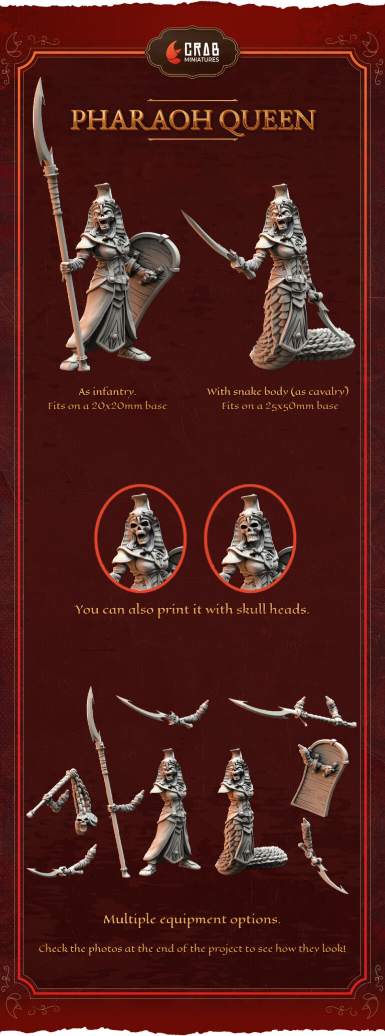 Pharaoh's Legacy: Last Dynasty • Crab Miniatures